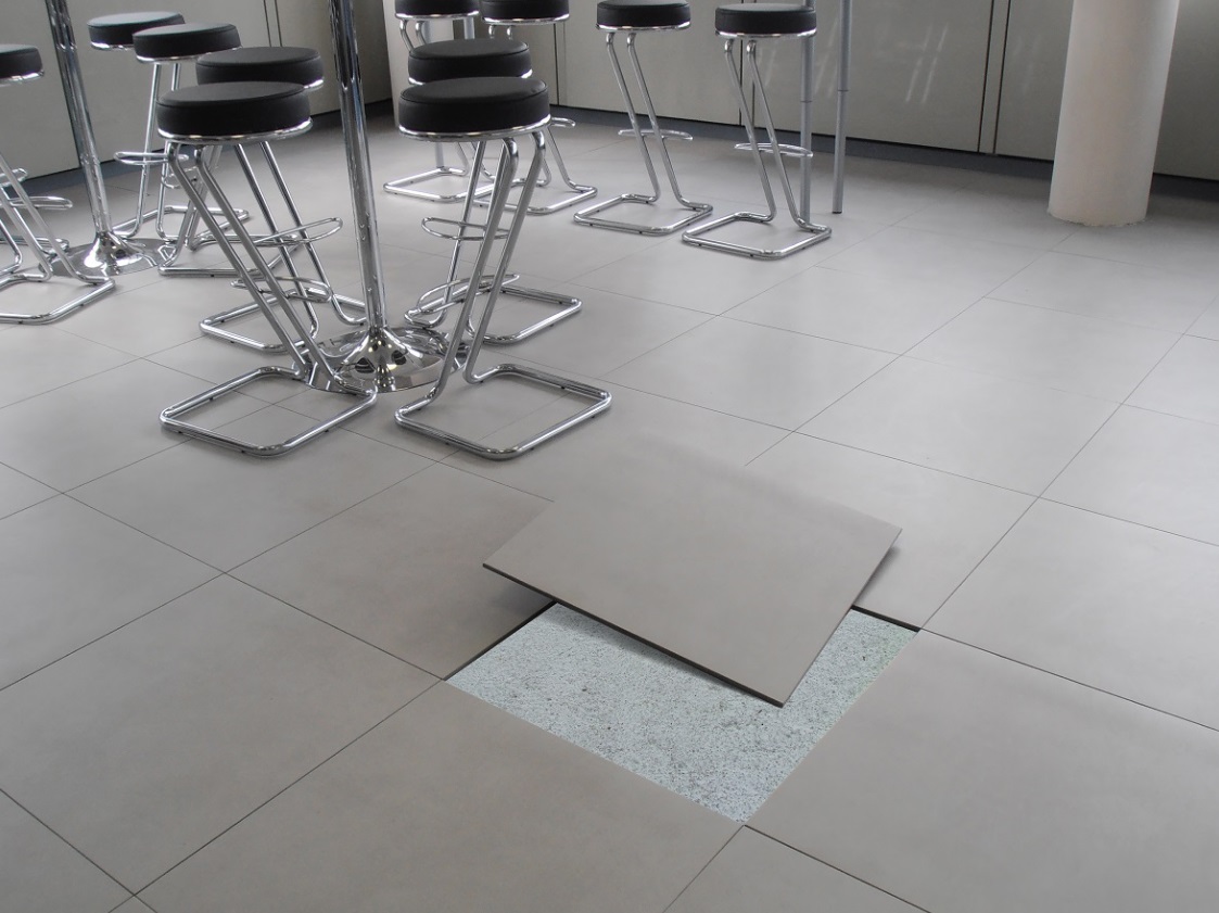 Vinyl on Raised Access Floor Panels - Bathgate Flooring